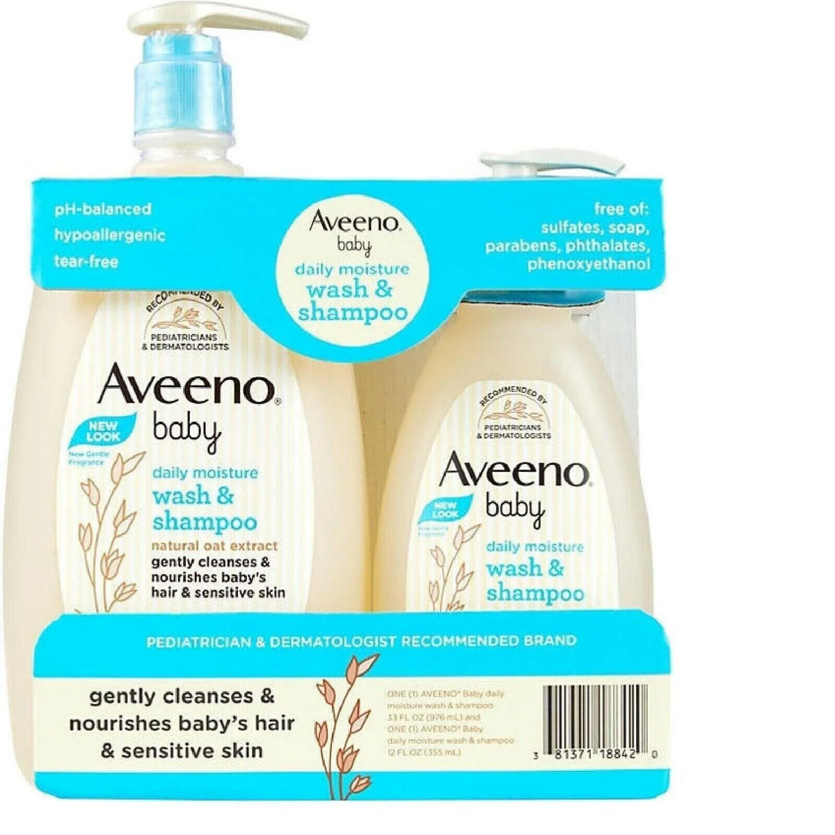 Shop Aveeno Baby Daily Moisture Wash & Shampoo (2pk deal) in Kenya ...