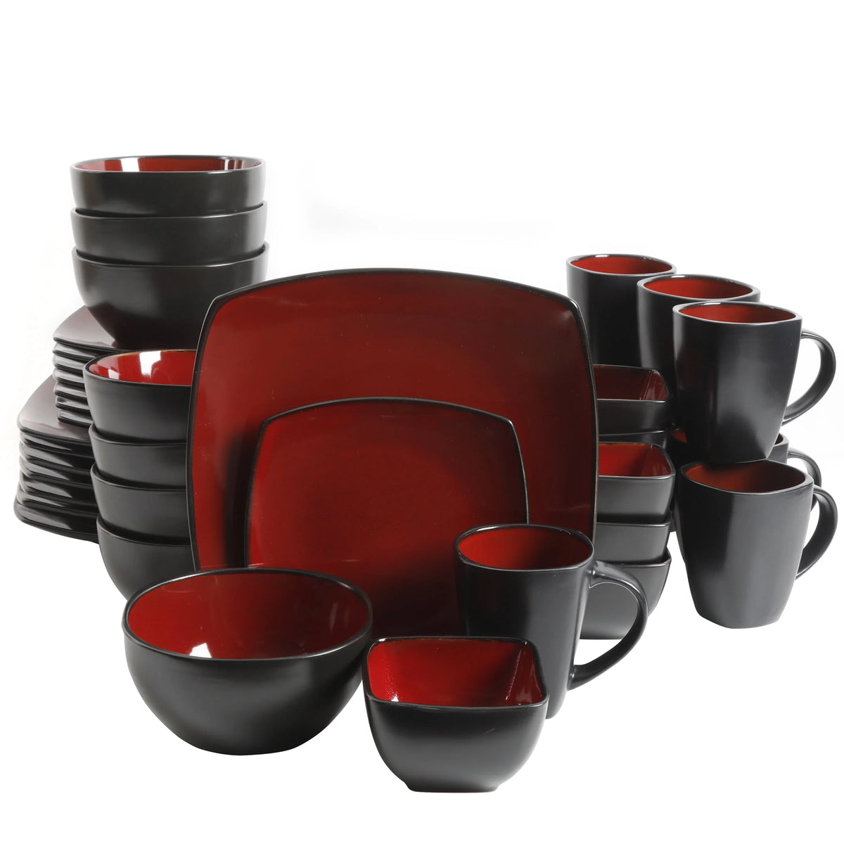 Shop Gibson Soho Lounge Square Dinnerware Set in Kenya — ShopUSA - Kenya