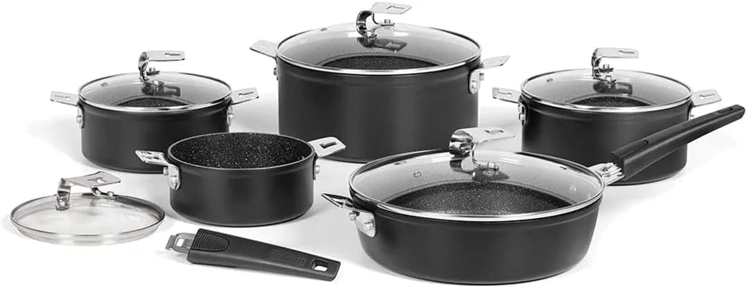 The Rock by Starfrit 12-Piece Cookware Set — ShopUSA - Kenya